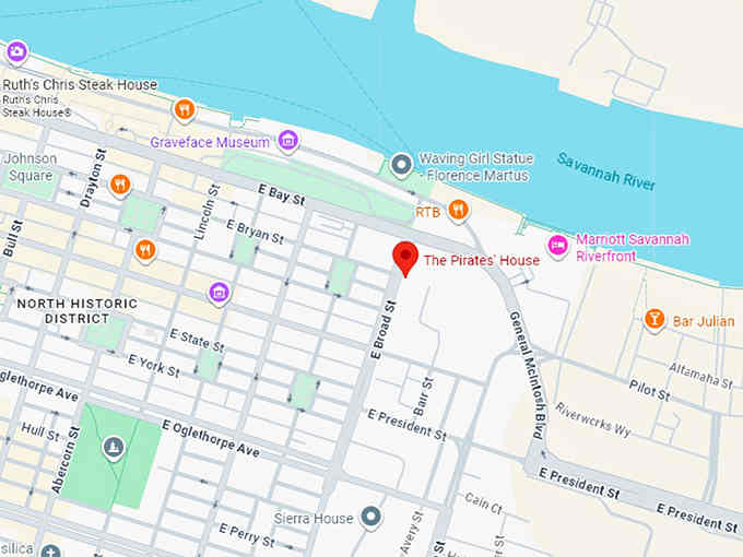 16. the pirates&rsquo; house map