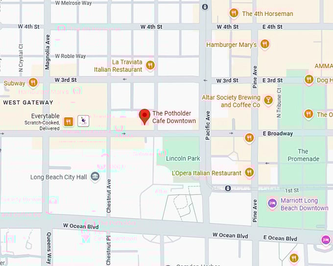 16. the potholder cafe downtown map