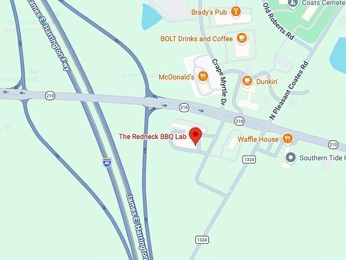 16. the redneck bbq lab map