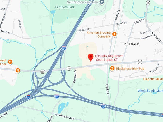 16. the salty dog tavern southington, ct map