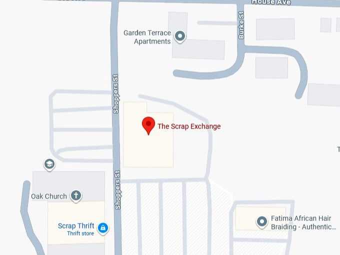 16. the scrap exchange map