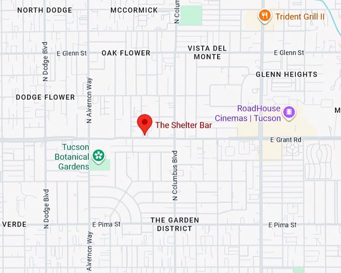 16. the shelter bar map