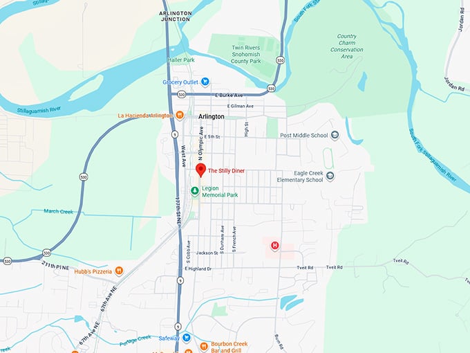 16. the stilly diner map