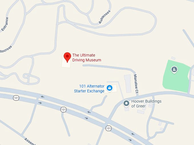 16. the ultimate driving museum map