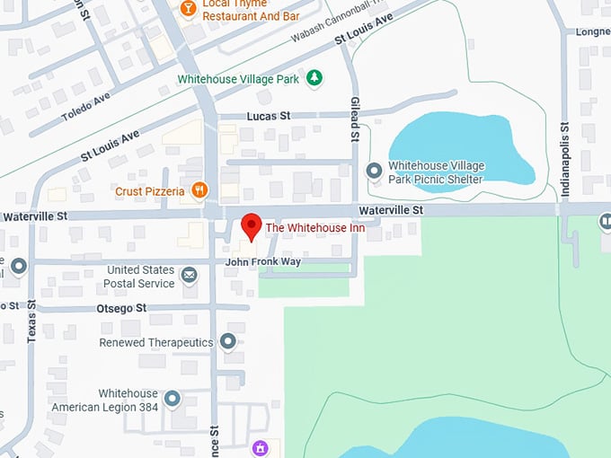 16. the whitehouse inn map