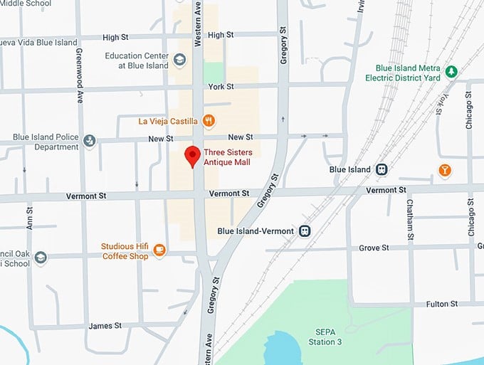 16. three sisters antique mall map