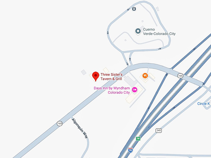 16. three sisters tavern & grill map