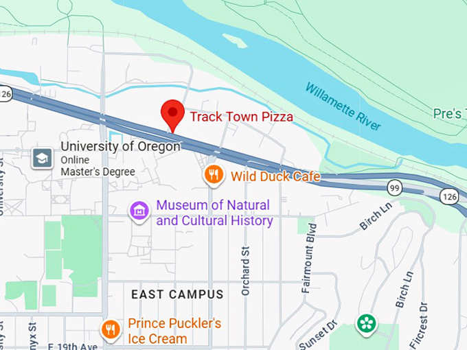 16. track town pizza map