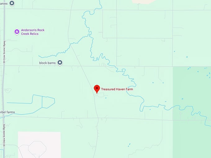 16. treasured haven farm map
