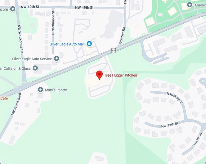 16. tree hugger kitchen map