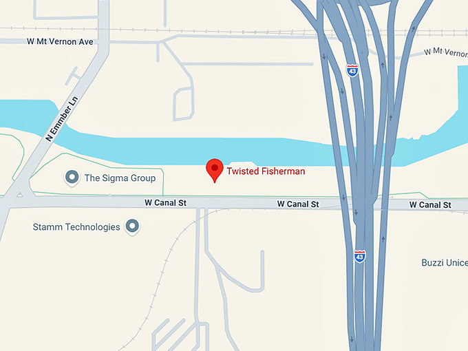 twisted fisherman map