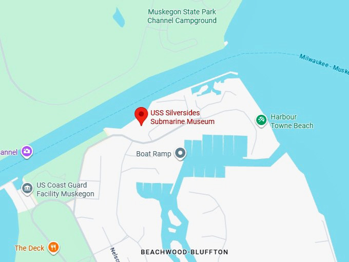 16. uss silversides submarine museum map