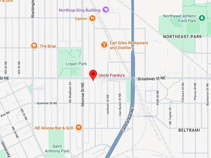 16. uncle franky's map