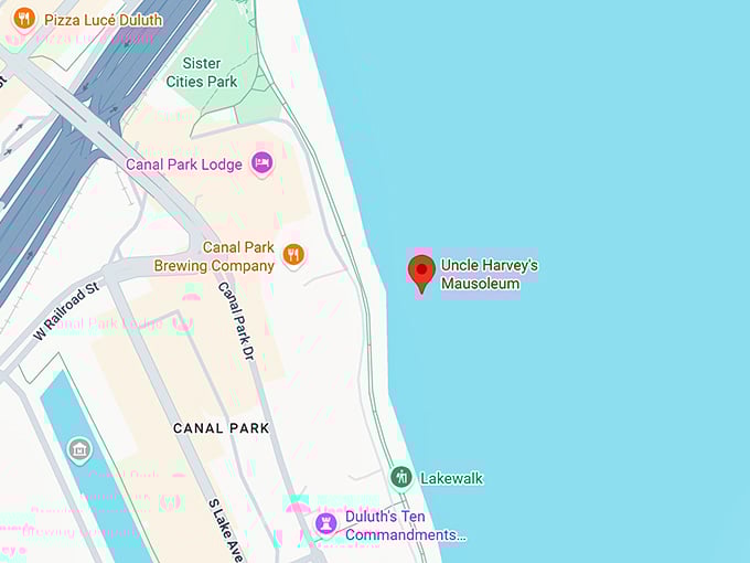 16. uncle harvey's mausoleum map