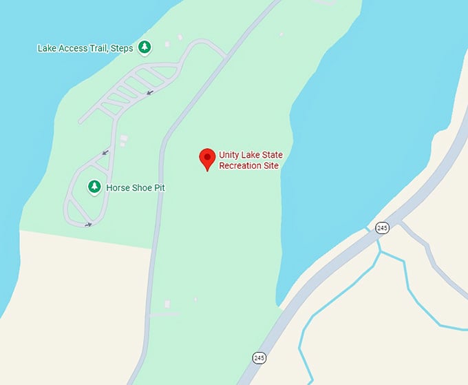 16. unity lake state recreation site map