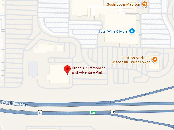 16. urban air trampoline and adventure park map