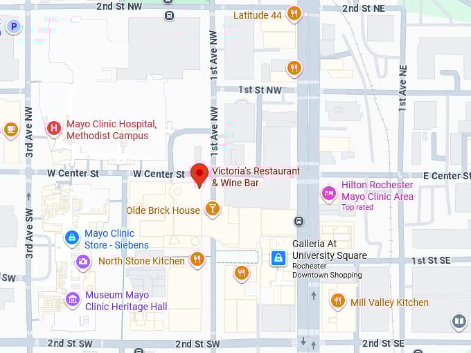 16. victoria's restaurant & wine bar map