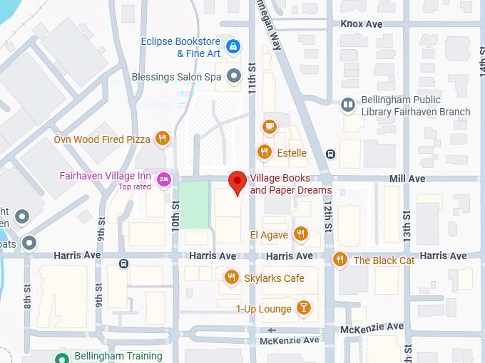 16. village books and paper dreams map