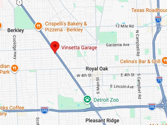 16. vinsetta garage map