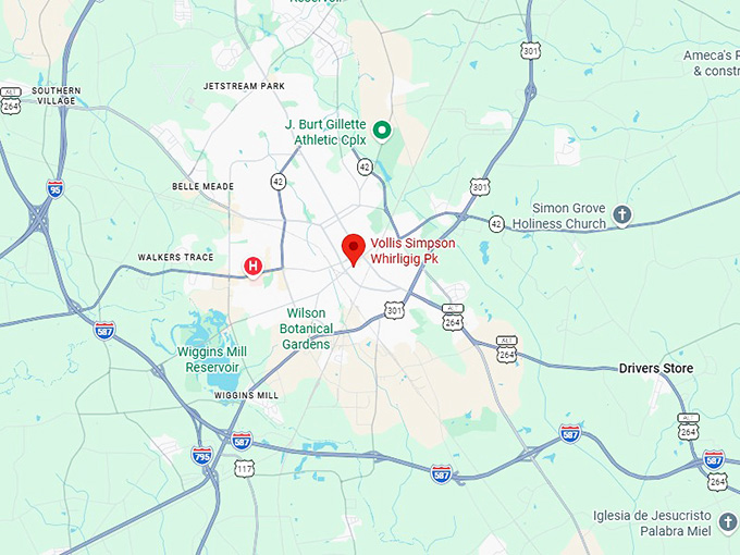 vollis simpson whirligig park map