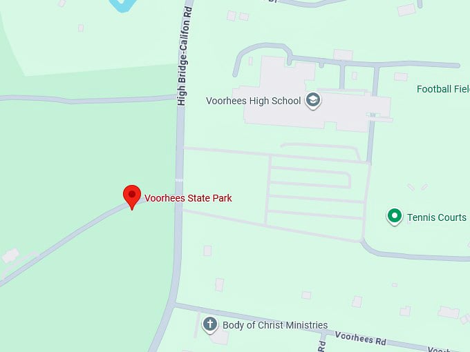 16. voorhees state park map