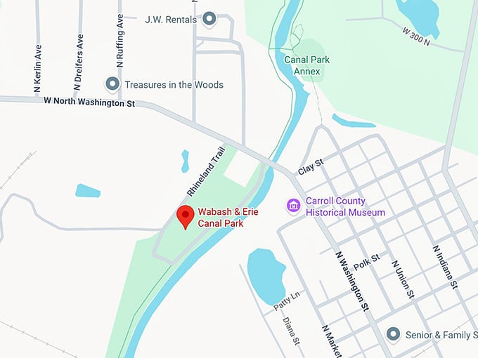 16. wabash & erie canal park map