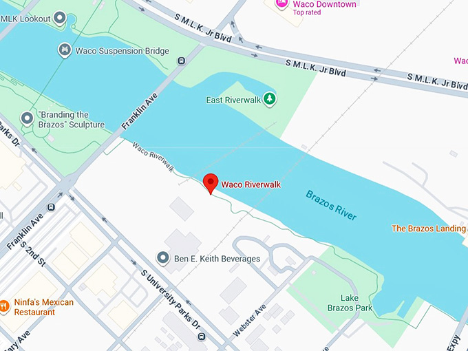 16. waco riverwalk map