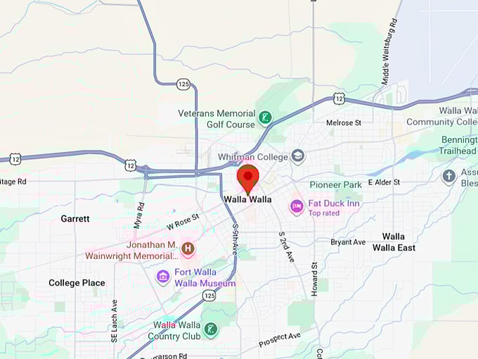 16. walla walla wa map