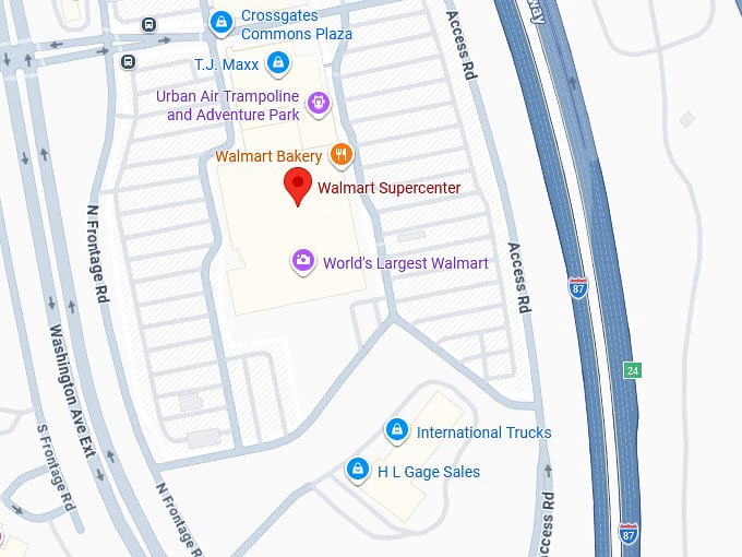 16. walmart supercenter (141 washington ave ext) map
