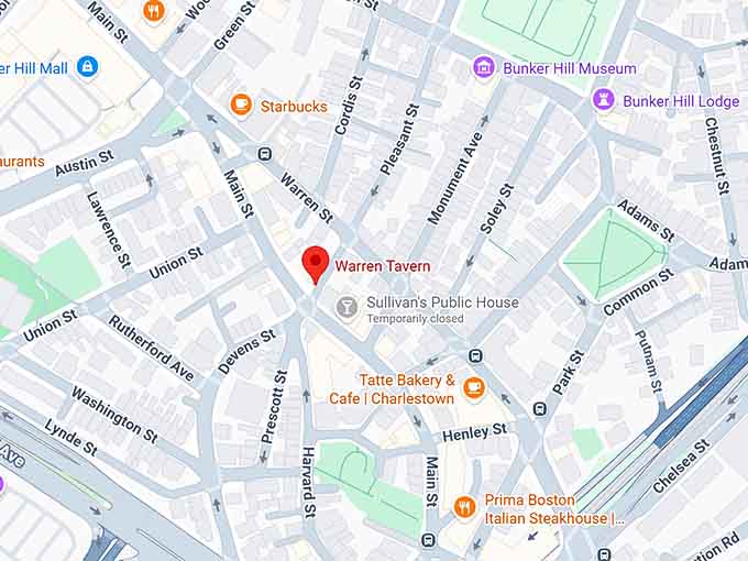 16. warren tavern map