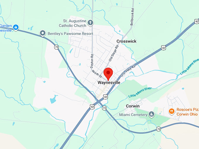 16. waynesville oh map