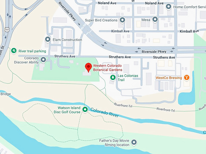 16. western colorado botanical gardens map