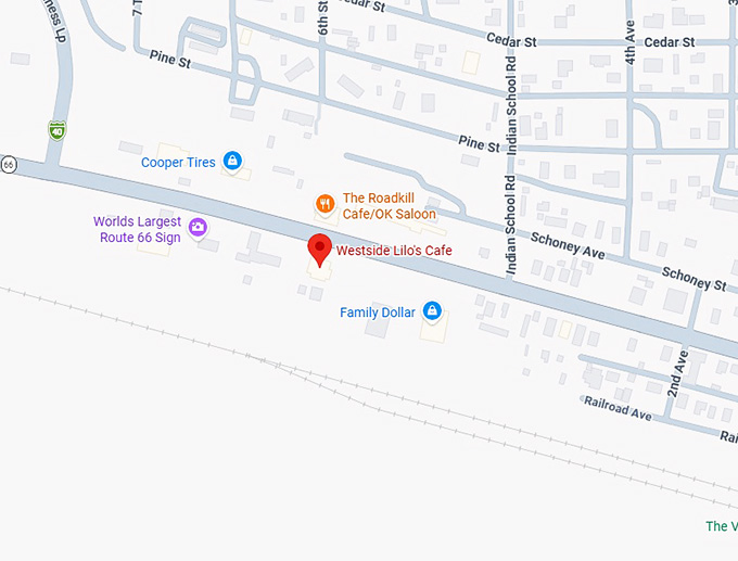 16. westside lilo's cafe map