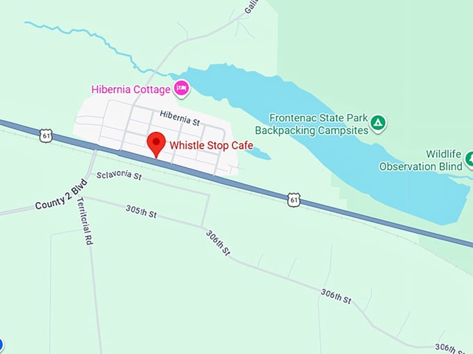 16. whistle stop cafe map