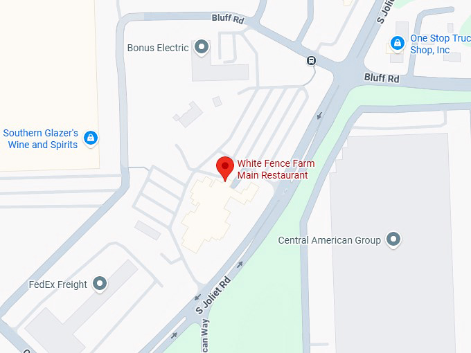 16. white fence farm main restaurant map