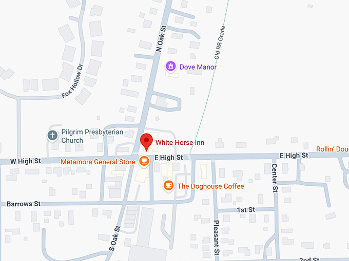 16. white horse inn map