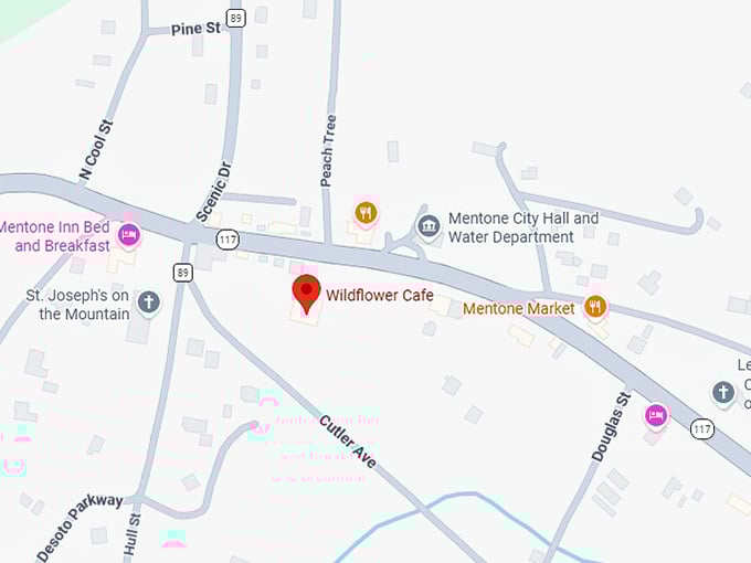 16. wildflower cafe map