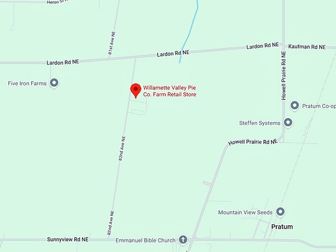 16. willamette valley pie co. farm retail store map