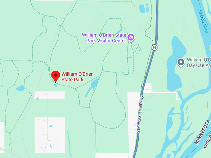 16. william o'brien state park map