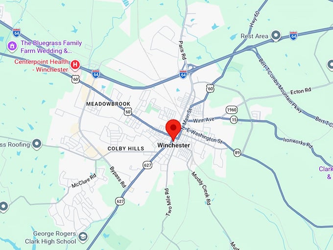 16. winchester ky map