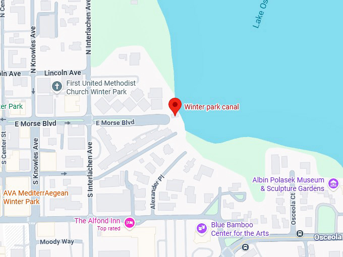 16. winter park canal map