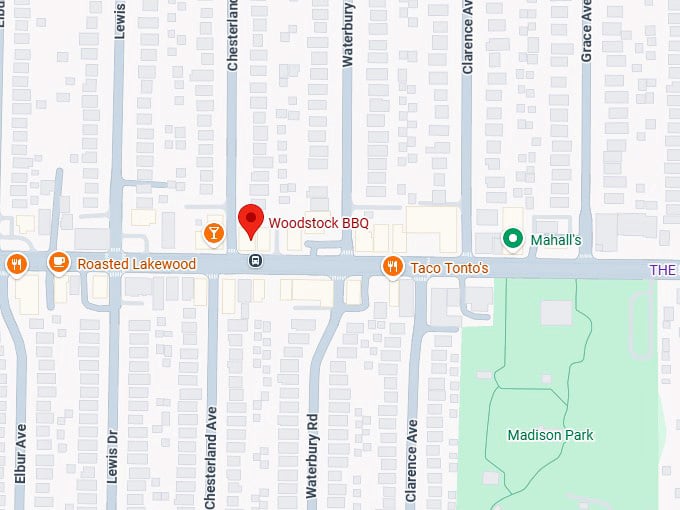 16. woodstock bbq map