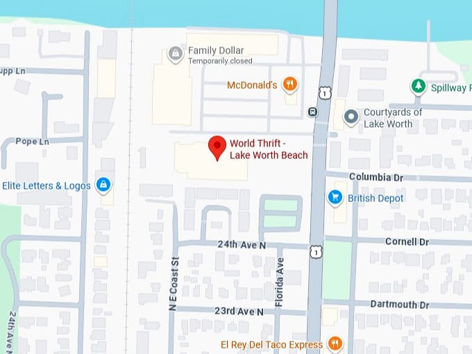 16. world thrift lake worth beach map