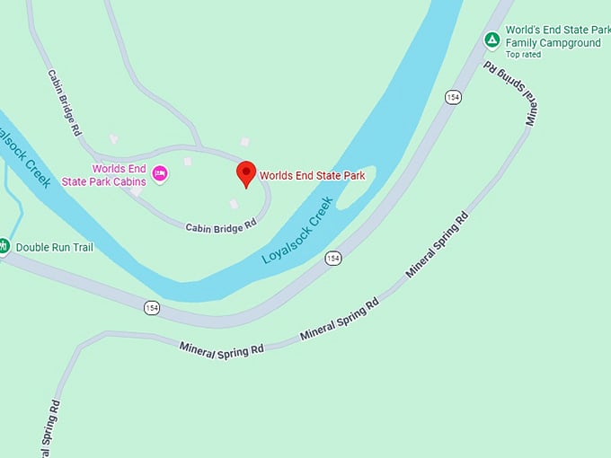 16. worlds end state park map