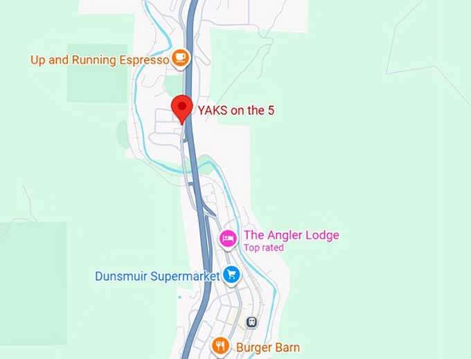 16. yaks on the 5 map