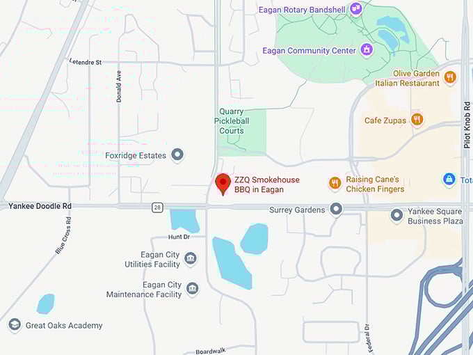 16. zzq smokehouse bbq in eagan map