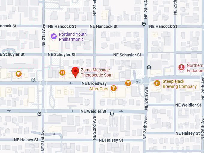 16. zama massage therapeutic spa map