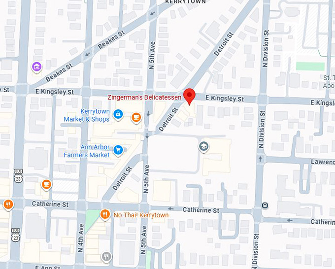 16. zingerman's delicatessen map