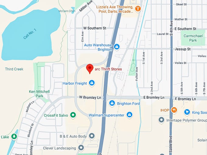 16. arc thrift stores map