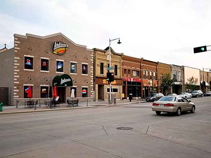 Downtown Appleton's brick storefronts and sidewalk cafes create that perfect small-city vibe where everyone feels welcome.